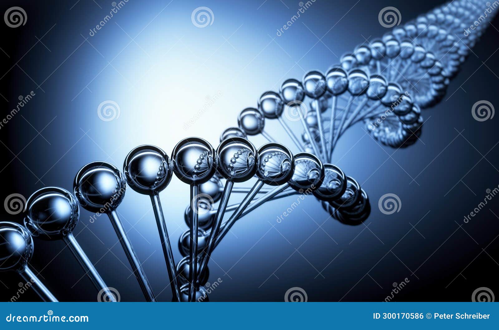 Models of DNA Code Structure - 3D Stock Illustration - Illustration of ...