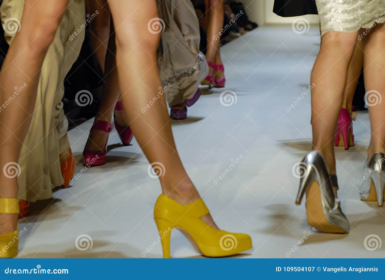 One model walking on stage editorial photography. Image of greece ...