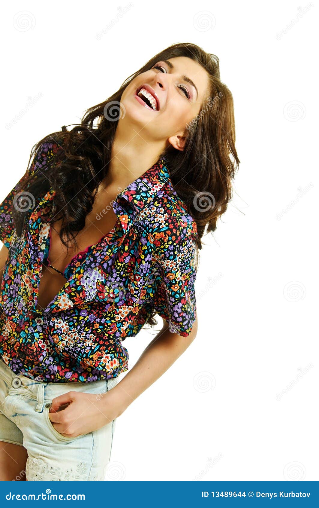 Models laugh stock photo. Image of joyous, isolated, cheerful - 13489644