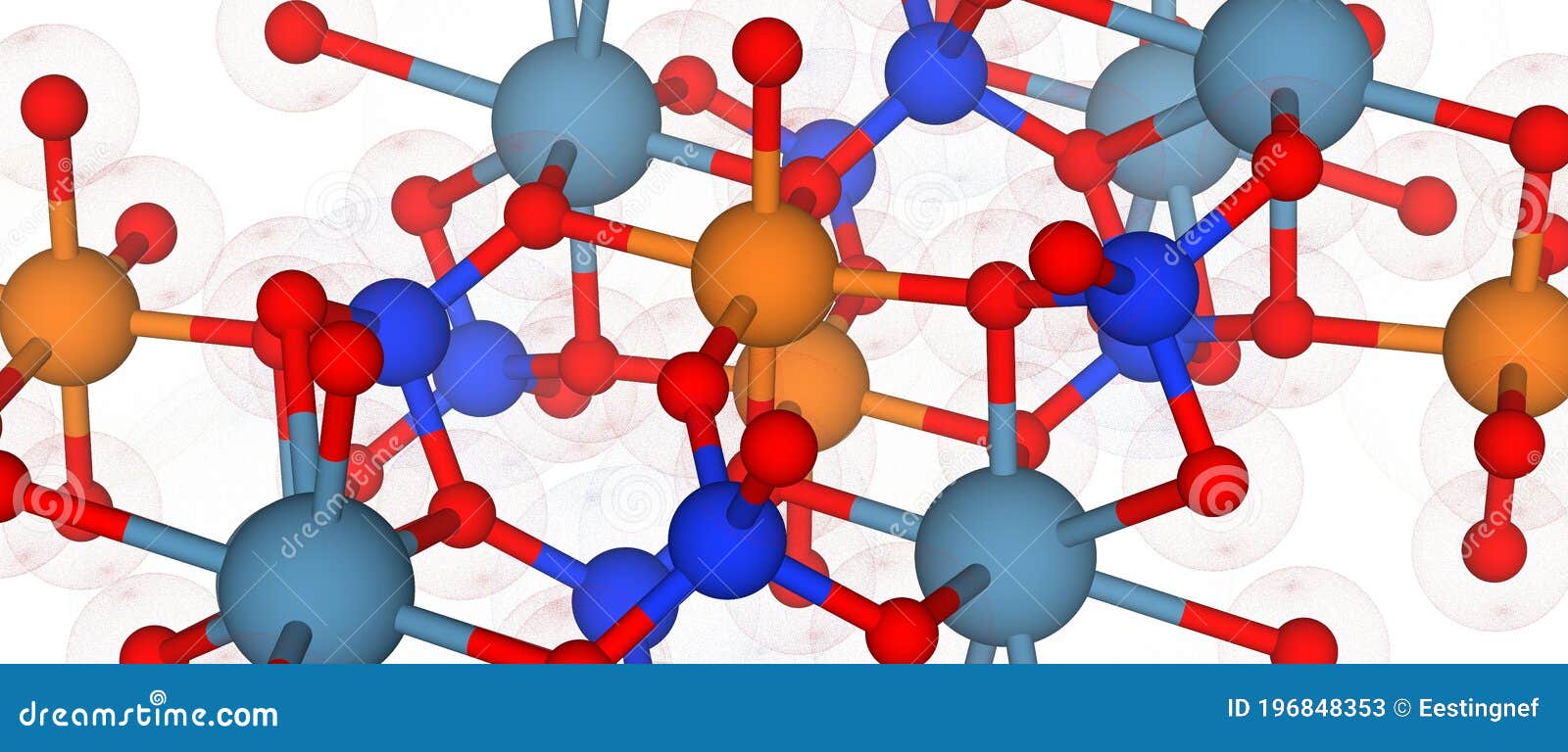 Models Molecule White Background. 3D Rendering Illustration Stock ...