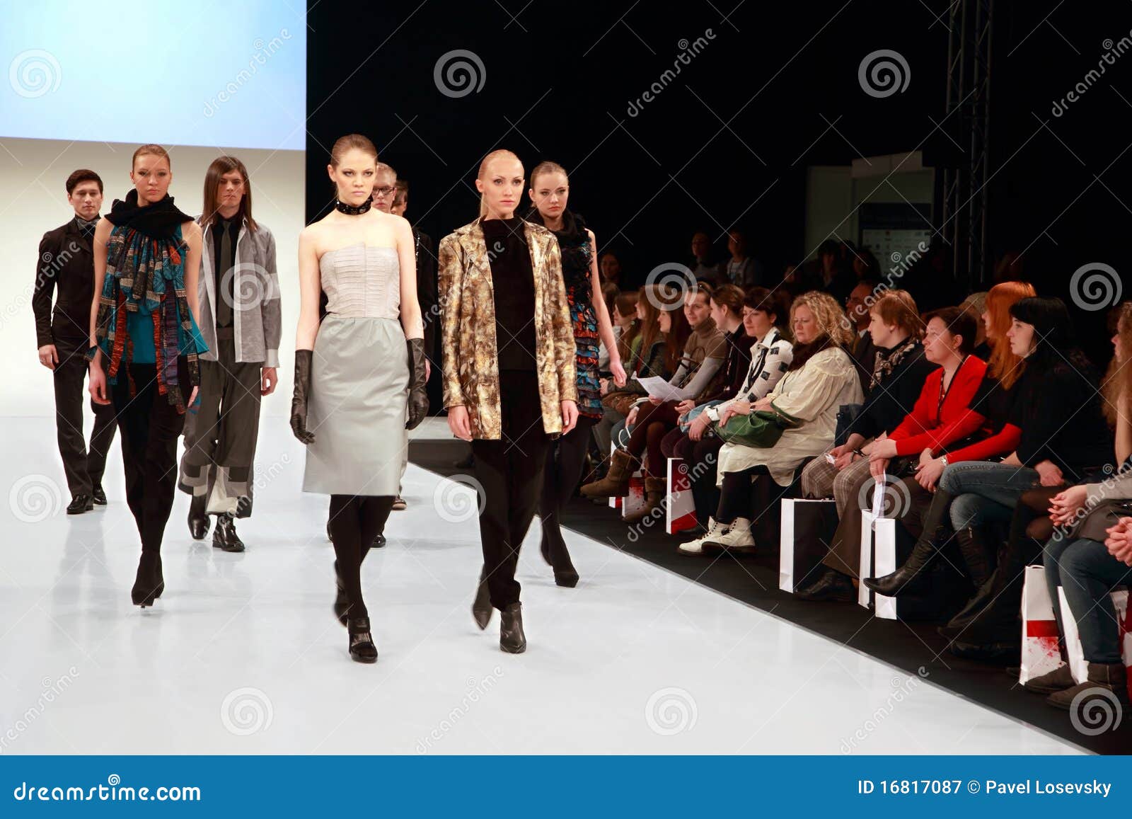 Models on Podium of CPM Collection Premiere Editorial Photography ...