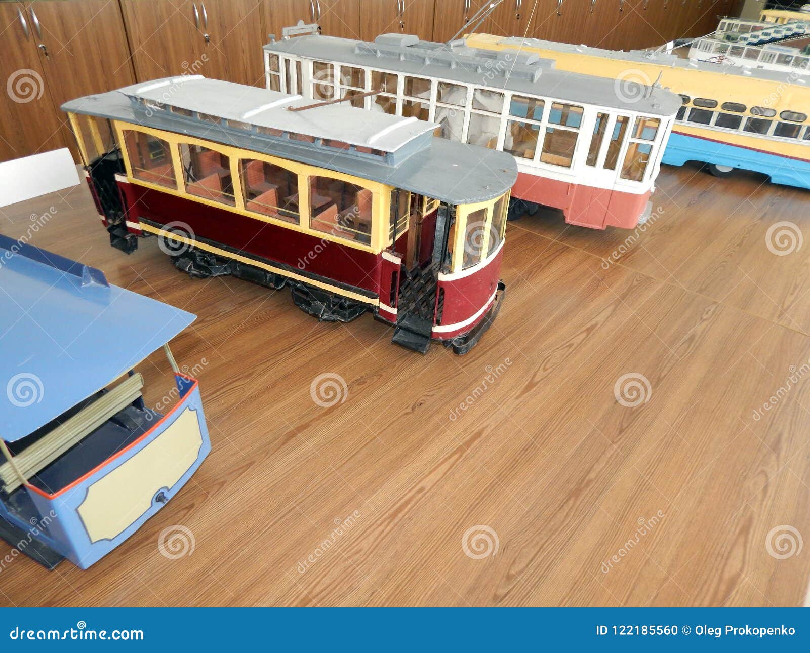 Models of Trolleybuses, Models of City Electric Stock Photo - Image of ...