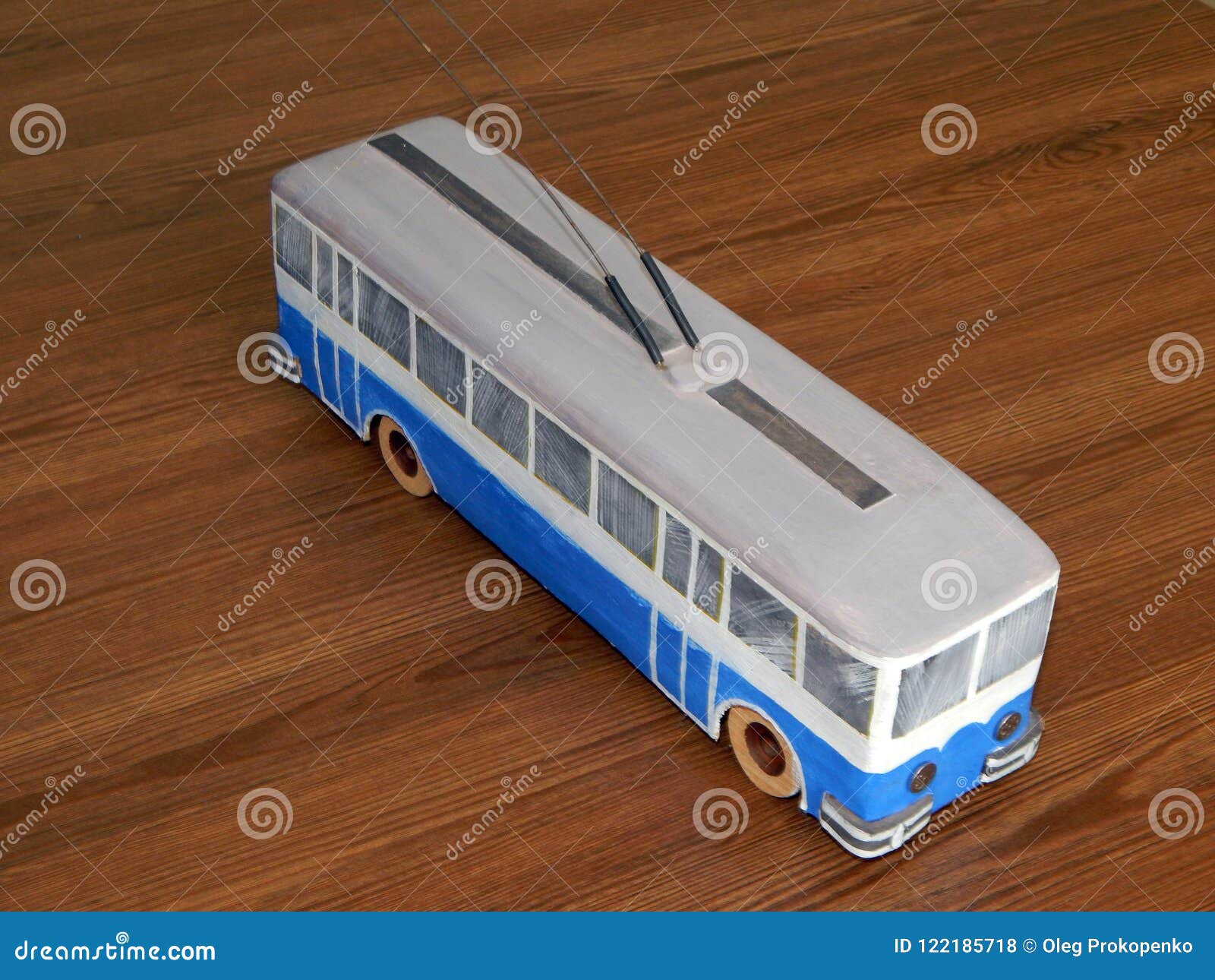 Models of Trolleybuses, Models of City Electric Stock Photo - Image of ...