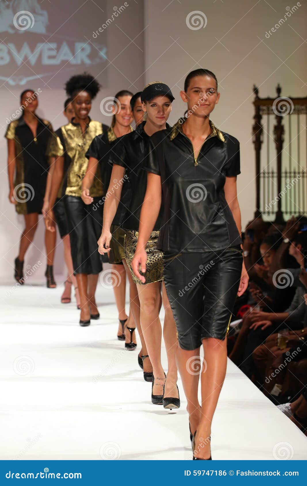 Models Walk The Runway Finale At The Clubwear Fashion Show During
