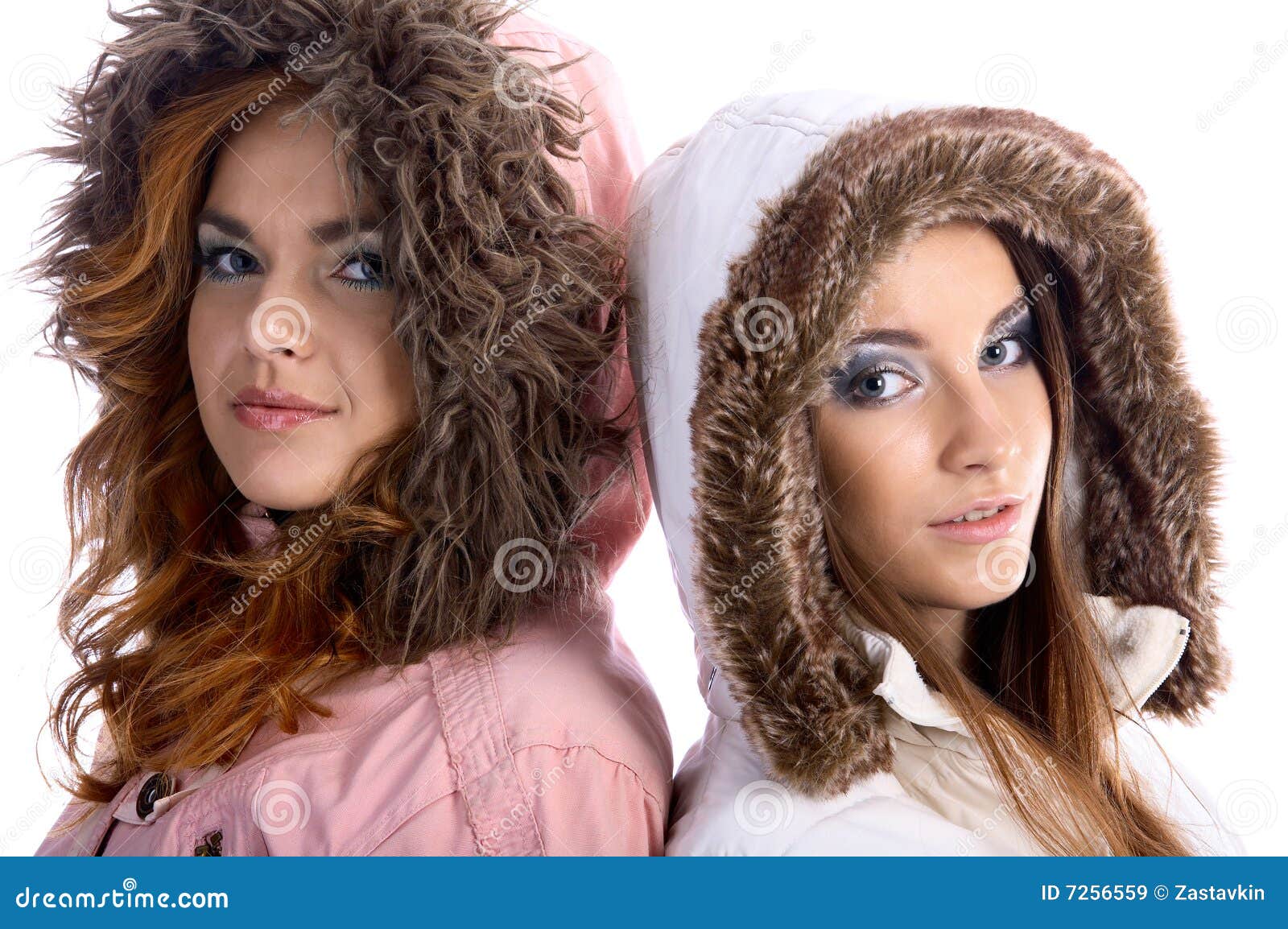 Models in warm clothes stock image. Image of caucasian - 7256559