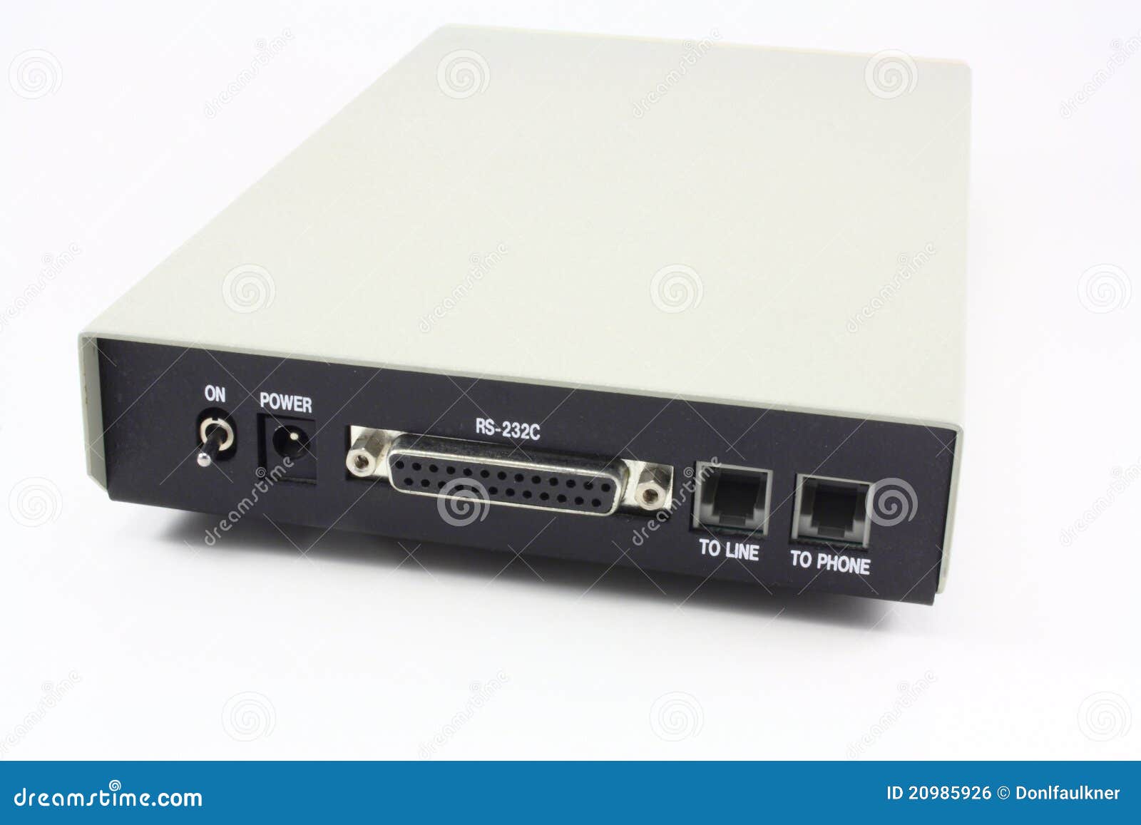 Modem stock photo. Image of external, plug, contact, communication ...