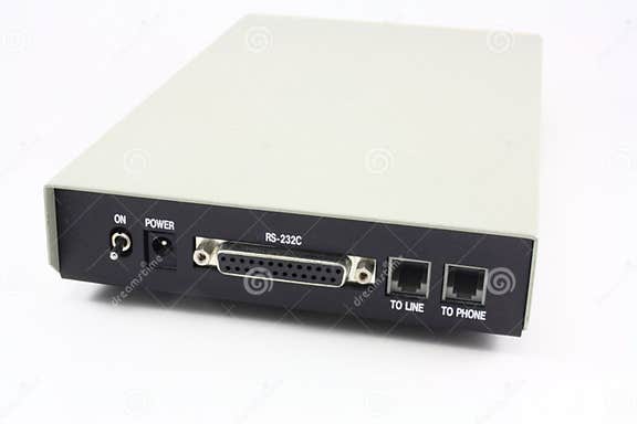 Modem stock photo. Image of external, plug, contact, communication ...