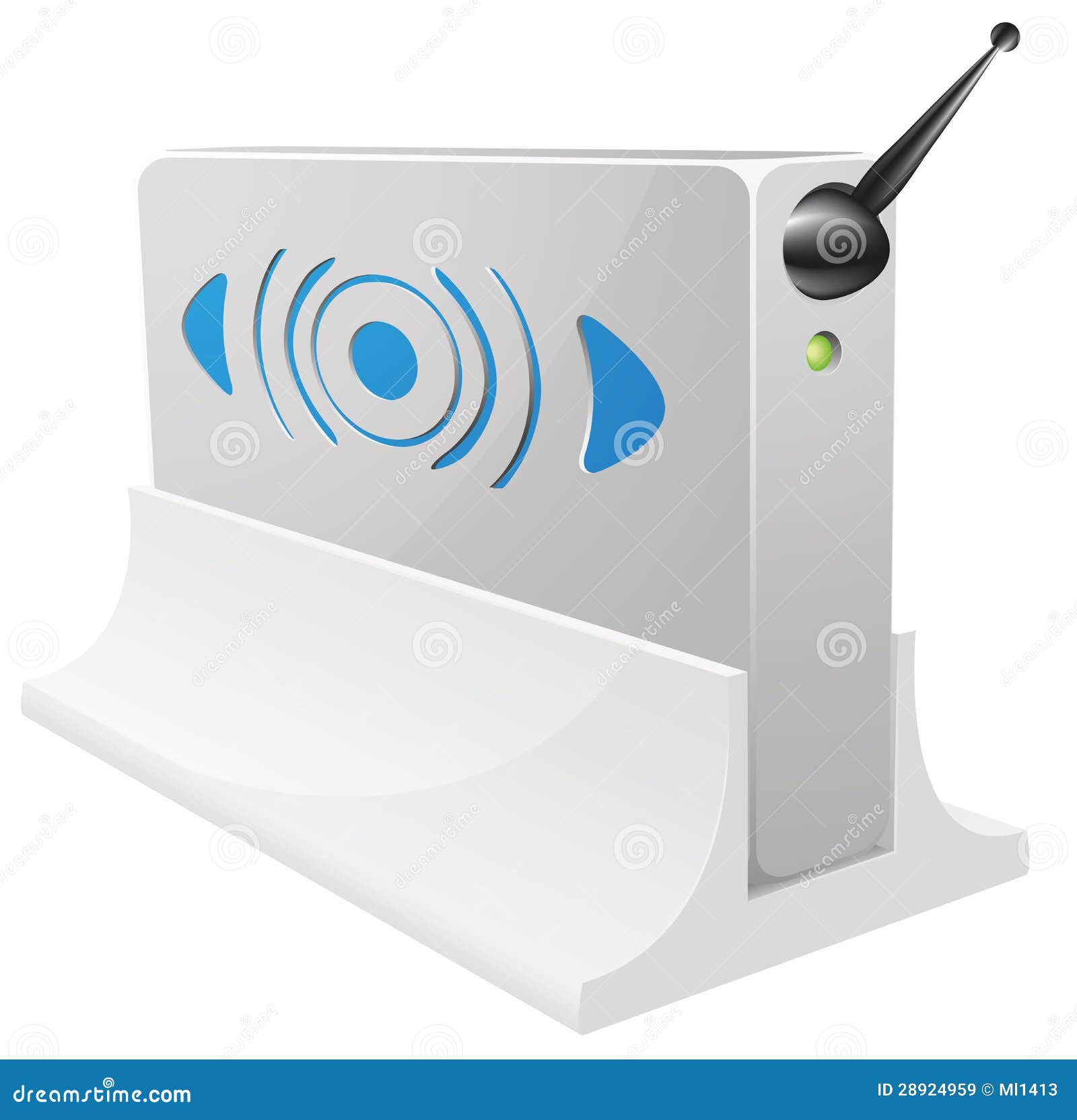 Modem stock vector. Illustration of design, ethernet - 28924959