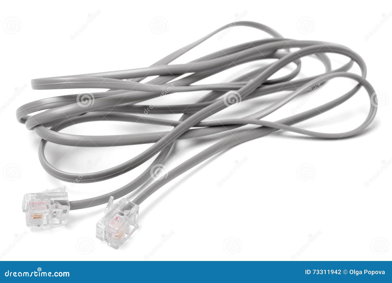Modem cable stock photo. Image of isolated, grey, electronic - 73311942