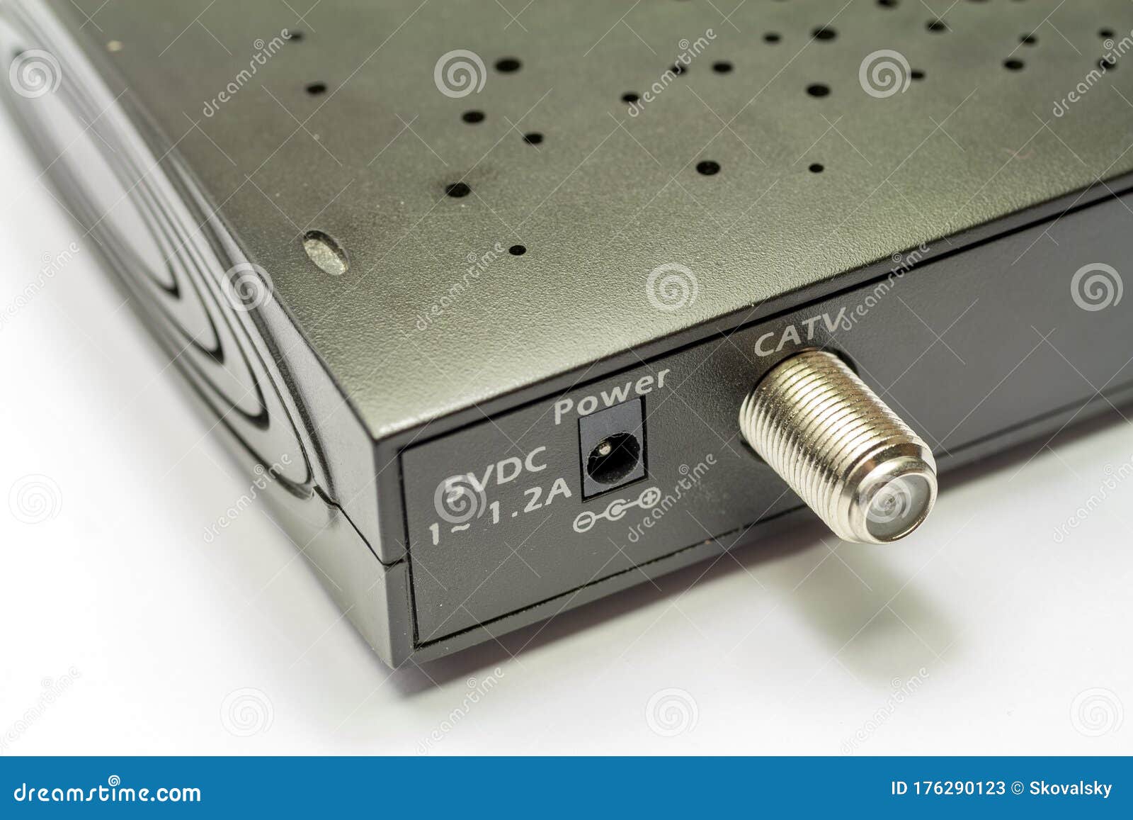 Modem De Roteador Antigo Isolado Em Fundo Branco Imagem de Stock ...