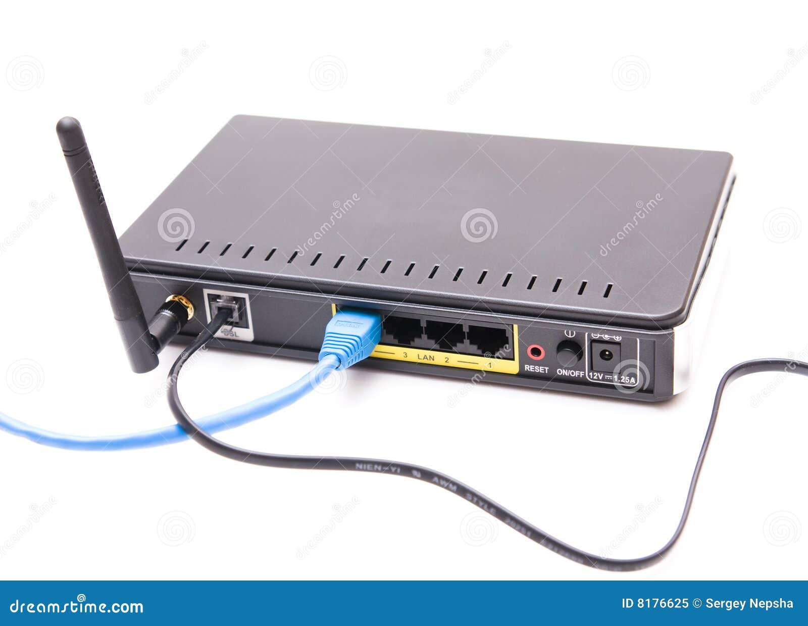 Modem del ADSL immagine stock. Immagine di zona, collegamenti - 8176625