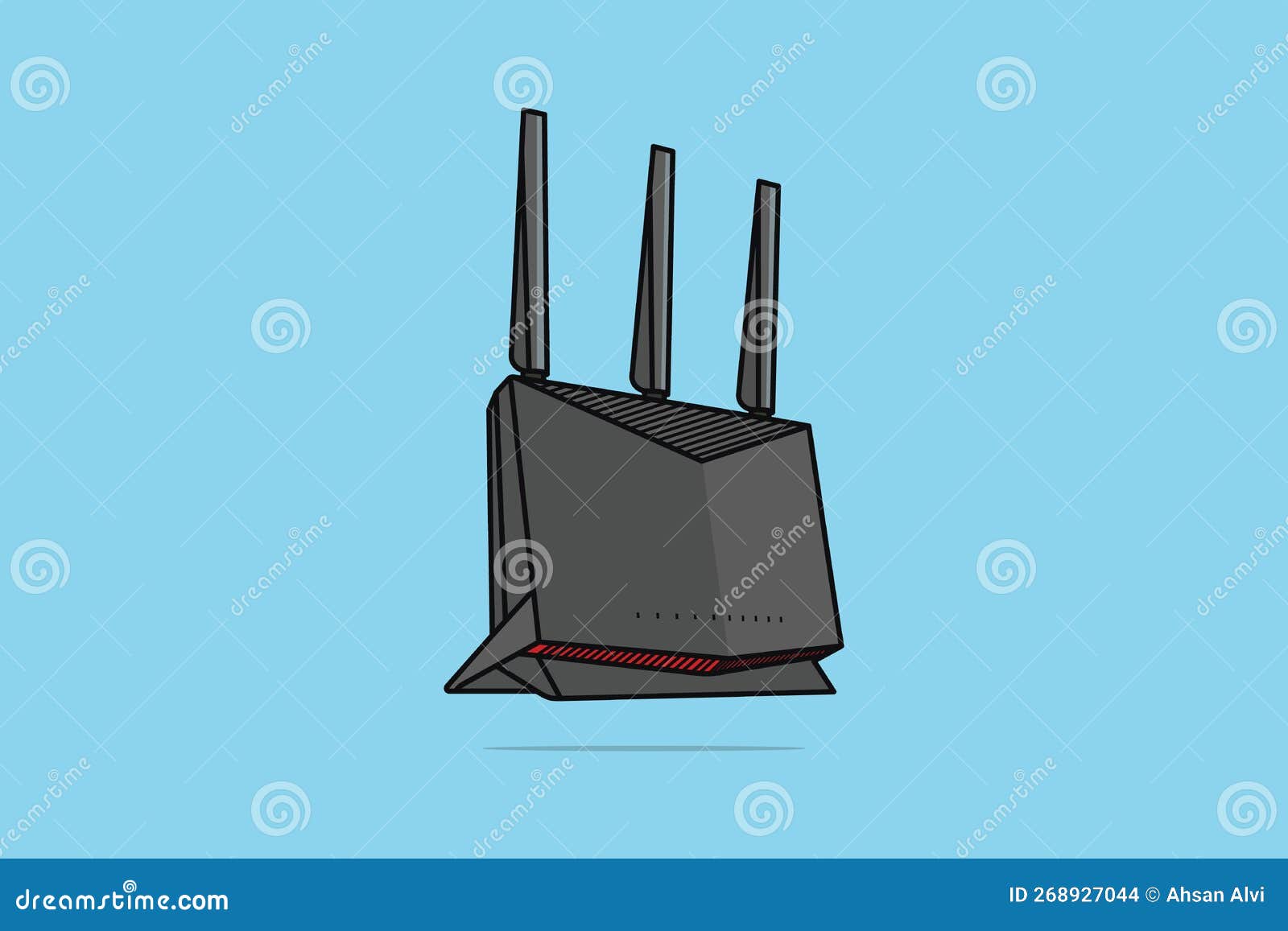 Modem Internet Router Technology Device Vector Illustration. Stock ... Modem Internet Router Technology Device Vector Illustration. Stock ...