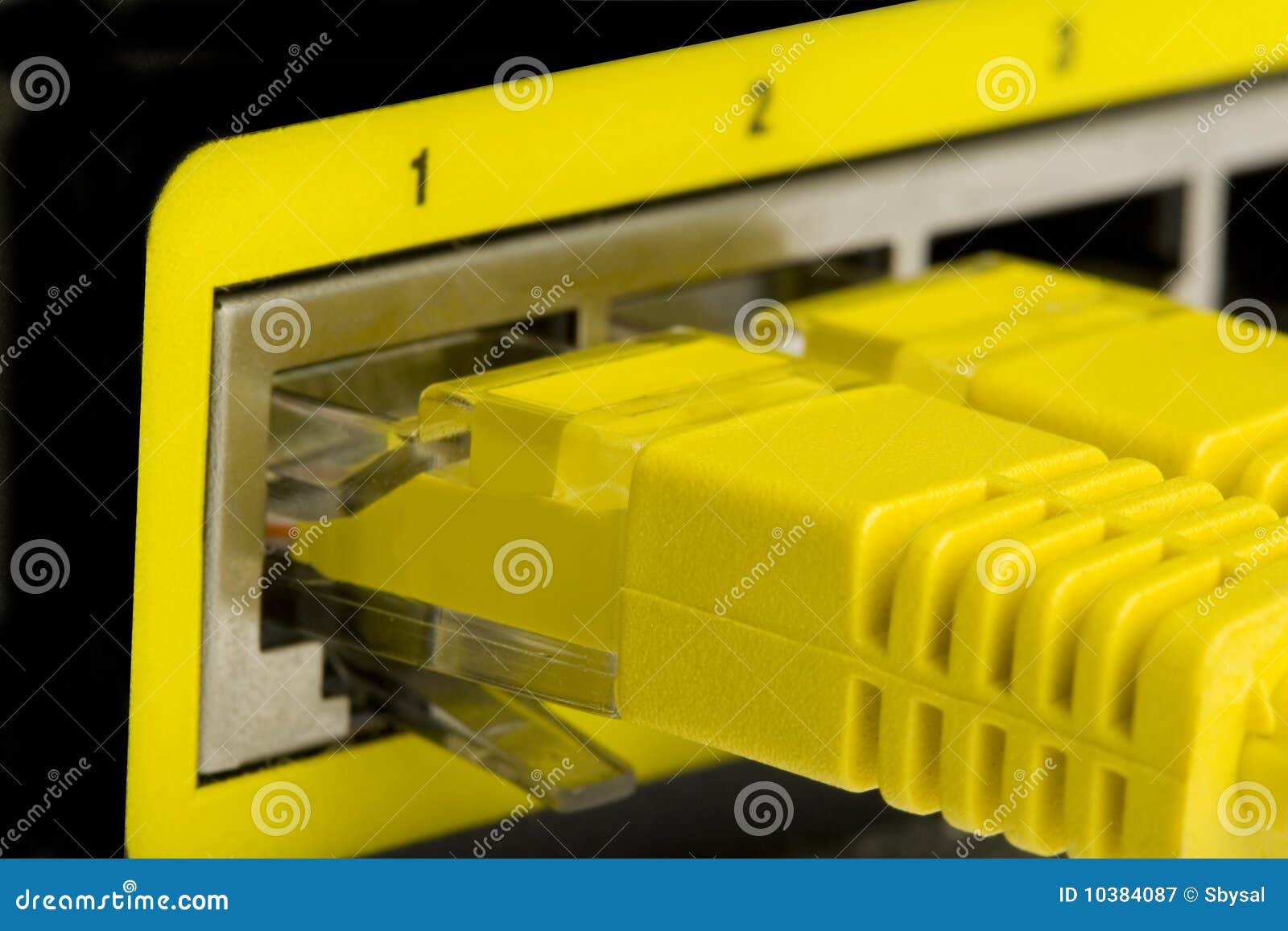 Modem plug cable stock image. Image of plug, datacenter - 10384087