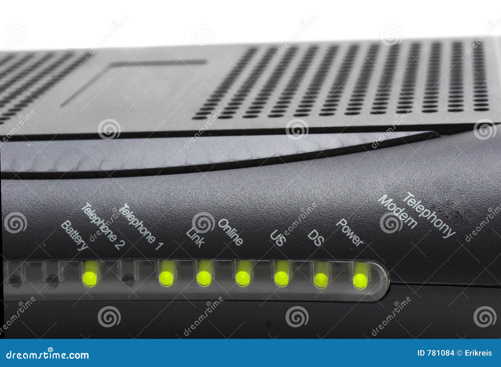 Modem por cabo do MTA foto de stock. Imagem de ethernet - 781084