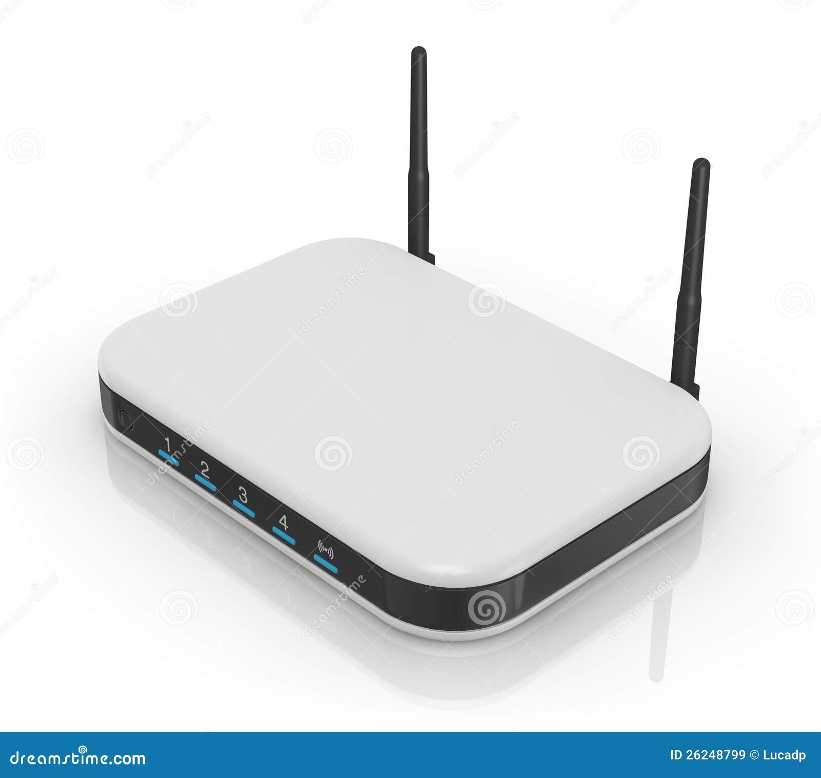 Modem router stock illustration. Illustration of connect - 26248799