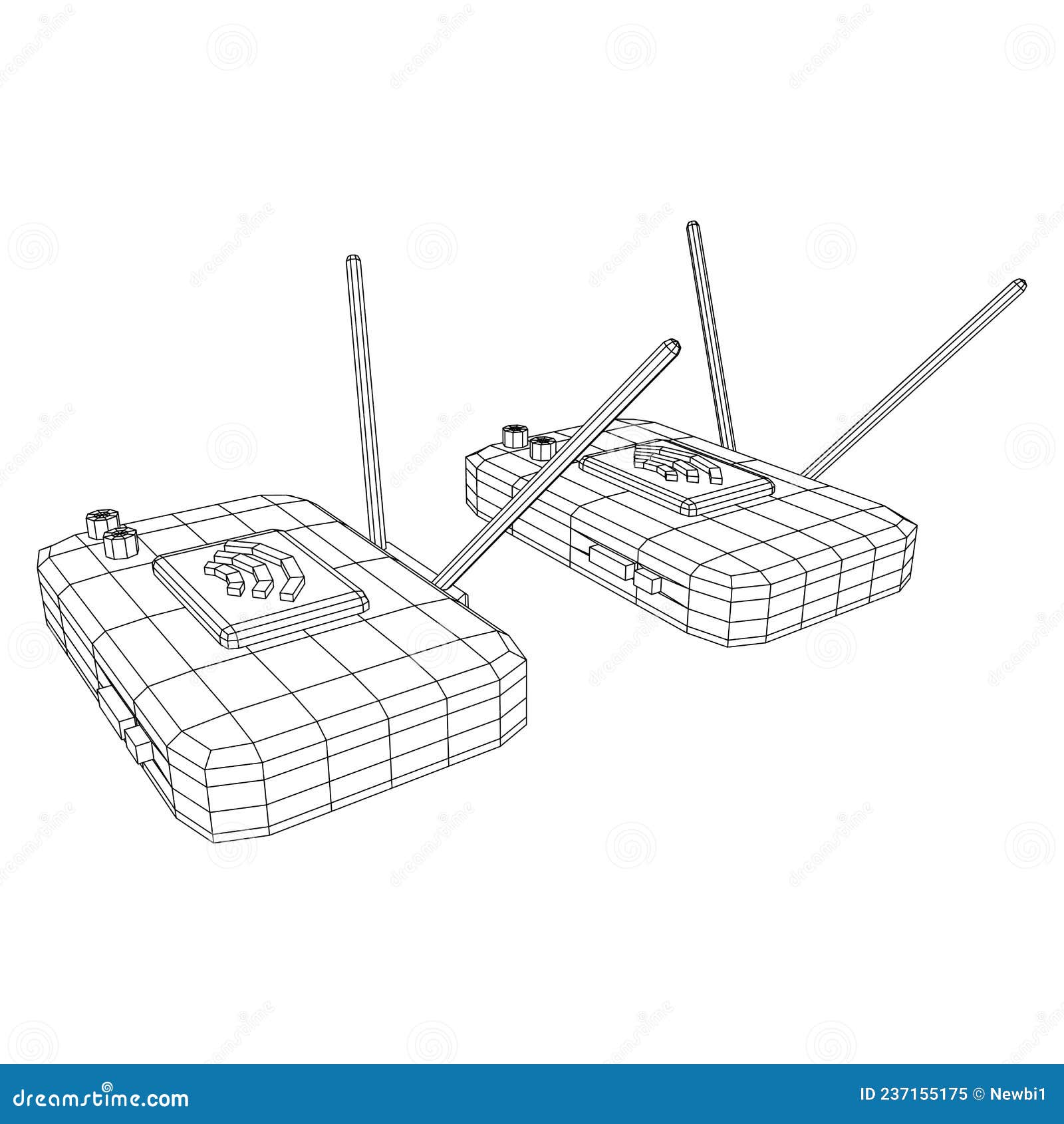 Modem Router with the Antenna High Speed Wireless Wifi Internet Stock ...