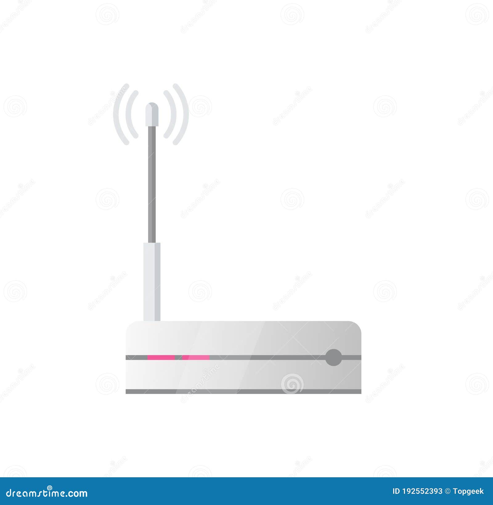 Modem Router Object for Internet Connection Icon Stock Vector ...