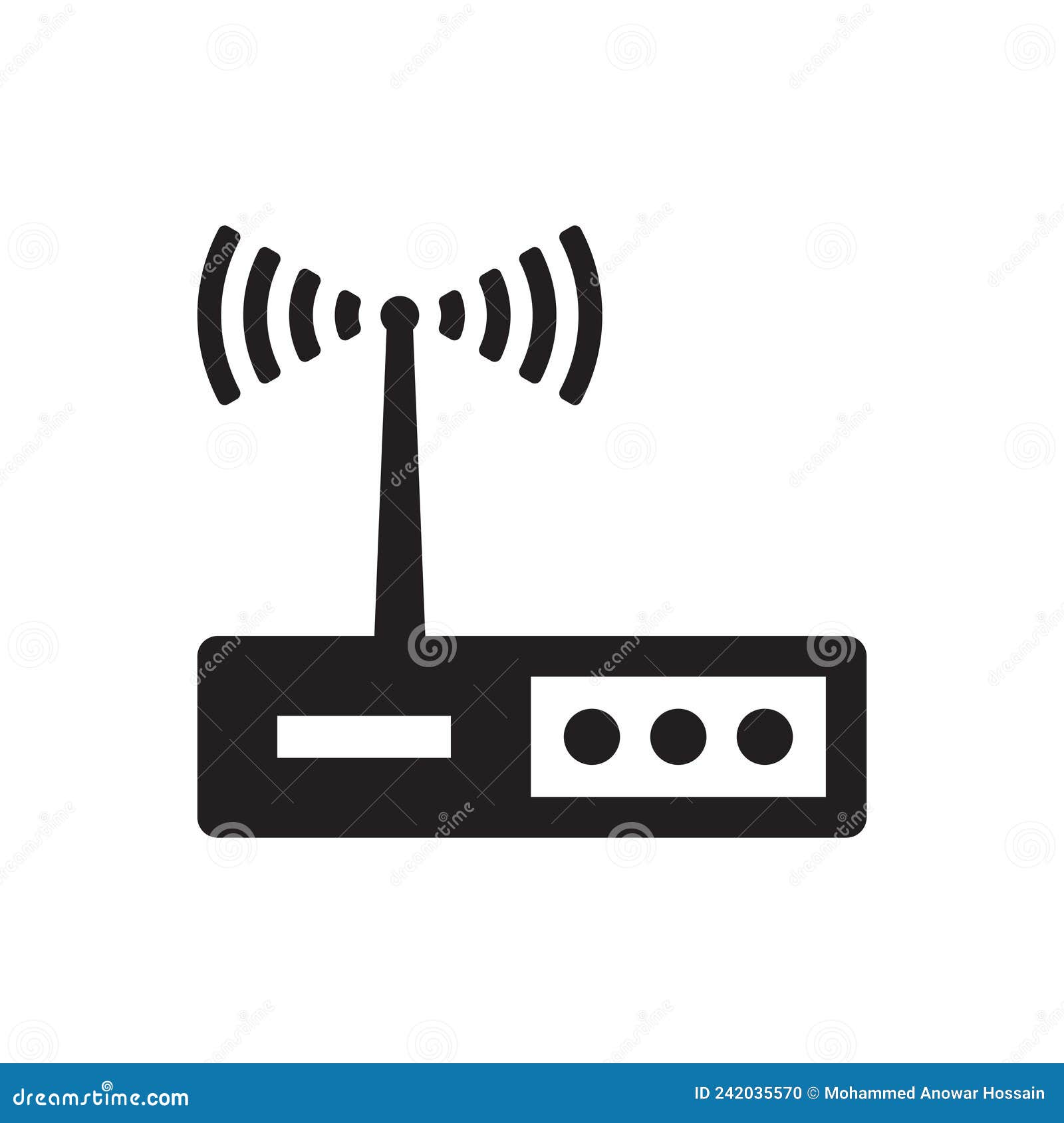 Modem Icon - Router Icon - Wifi Device Icon Stock Vector - Illustration ...