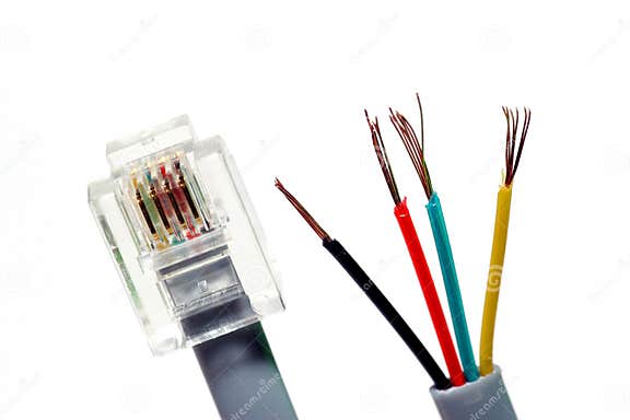 Modem / telephone cable stock image. Image of world, wide - 1904427