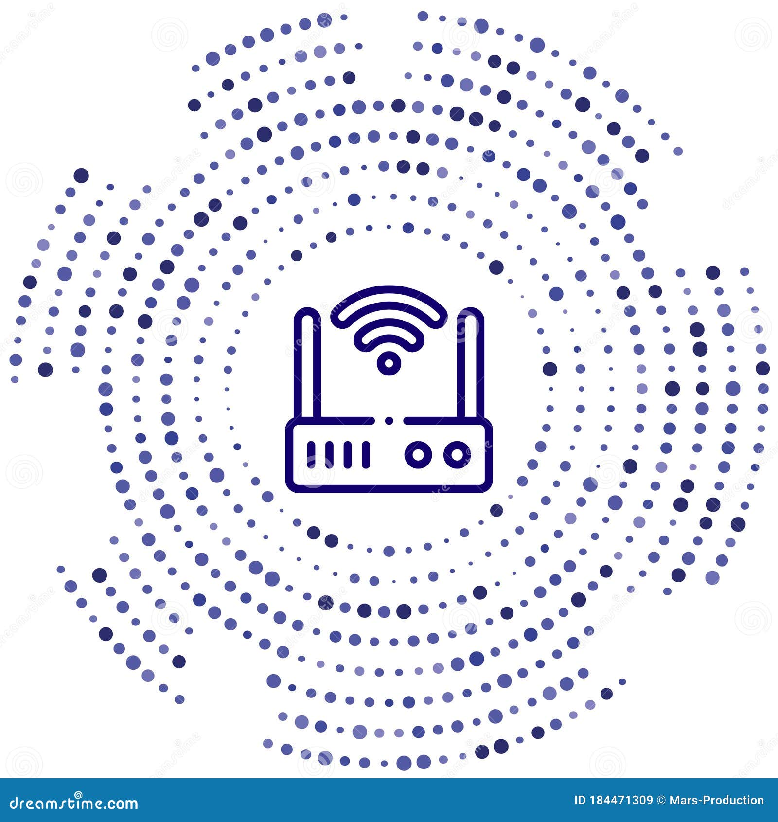 Modem Vector Icon. Modem Editable Stroke. Modem Linear Symbol for Use ...
