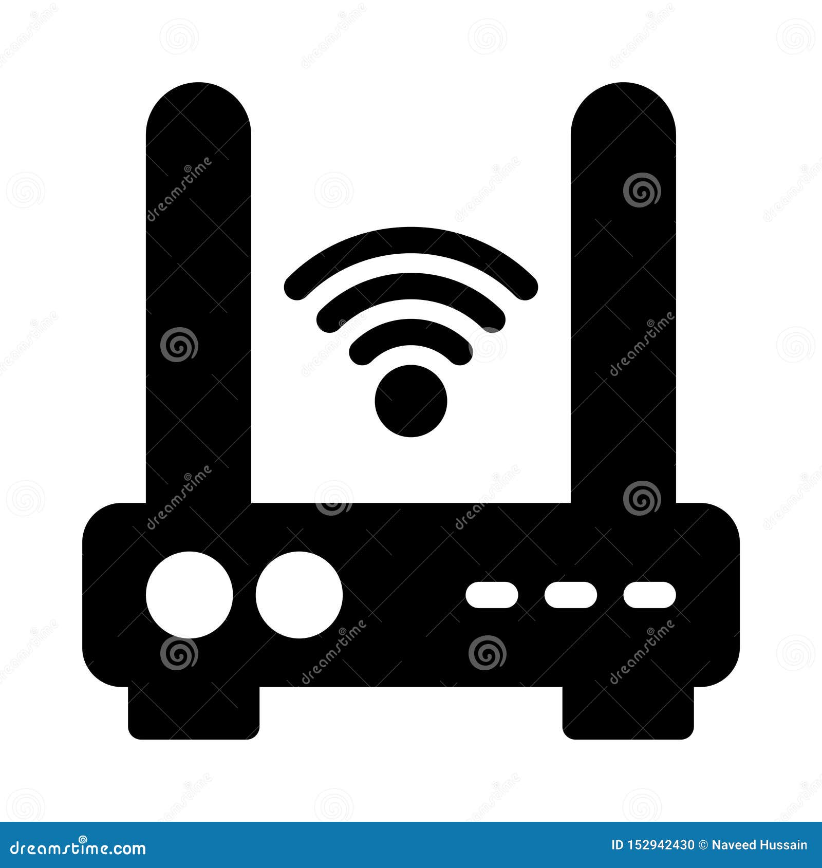 Modem Glyph Flat Vector Icon Stock Vector - Illustration of design ...