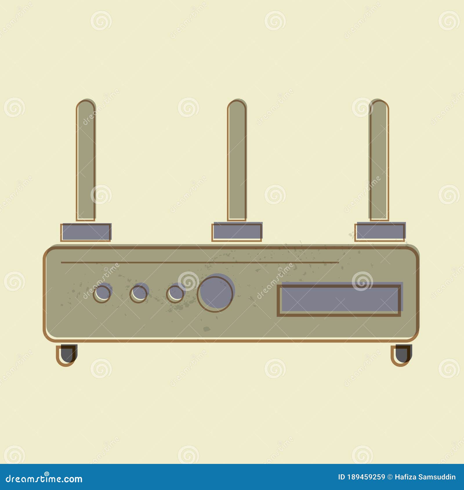 Modem. Vector Illustration Decorative Design Stock Vector ...