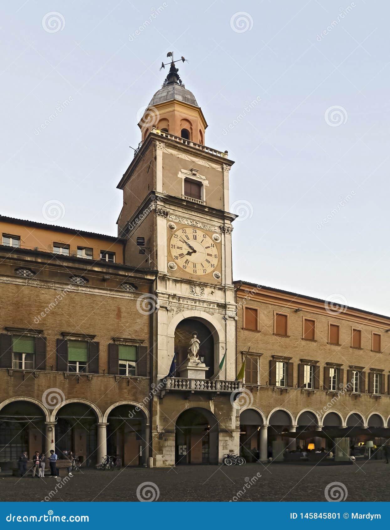 Modena City Hall stock image. Image of design, elegant - 145845801