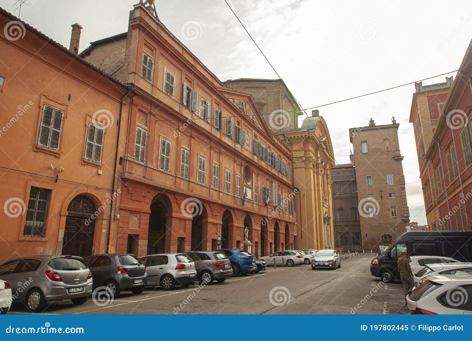 View of Via Emilia Centro in Modena, Italy Editorial Image - Image of ...