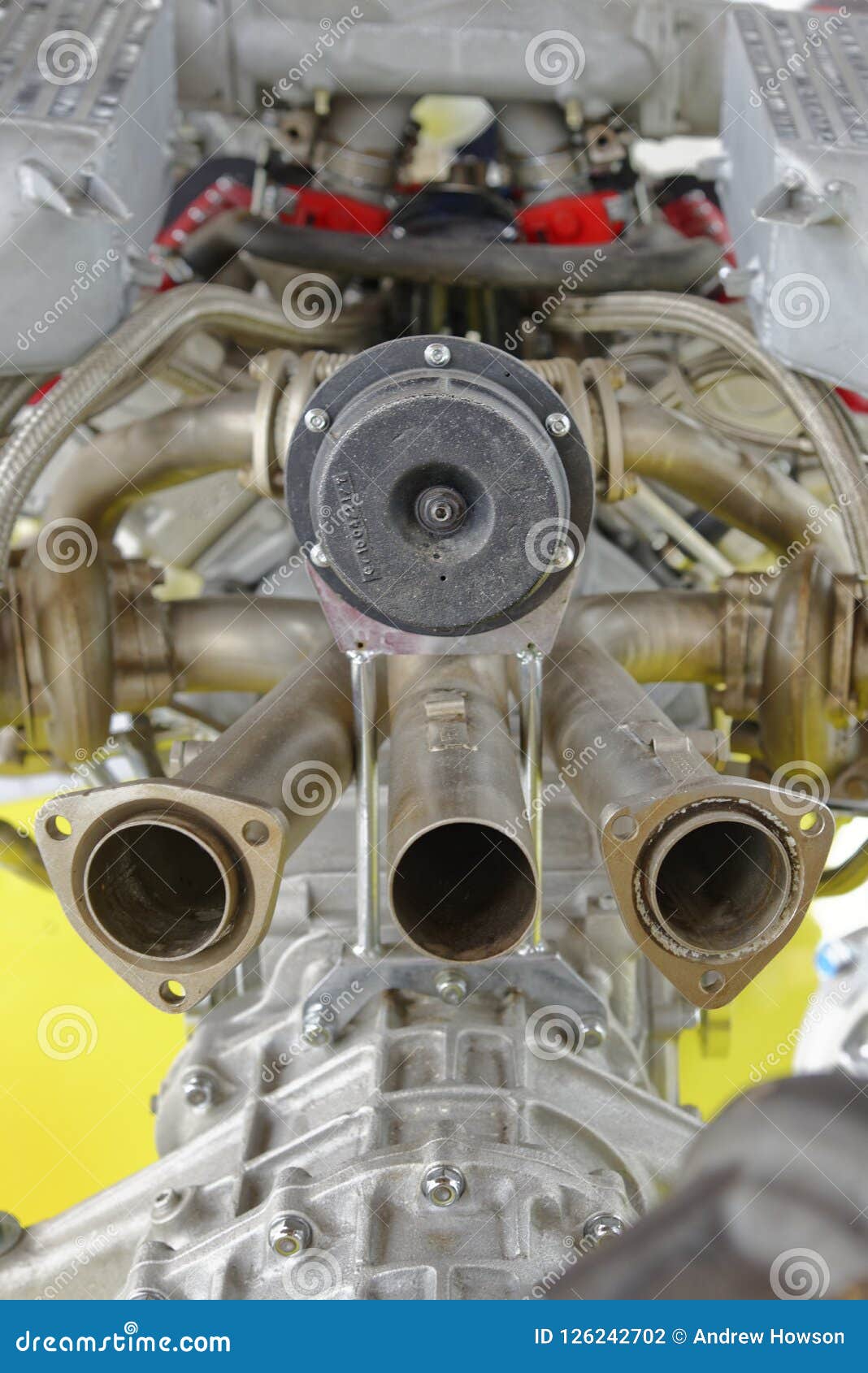 Modena, Italy: Powerful Ferrari Engine Editorial Photography - Image of ...