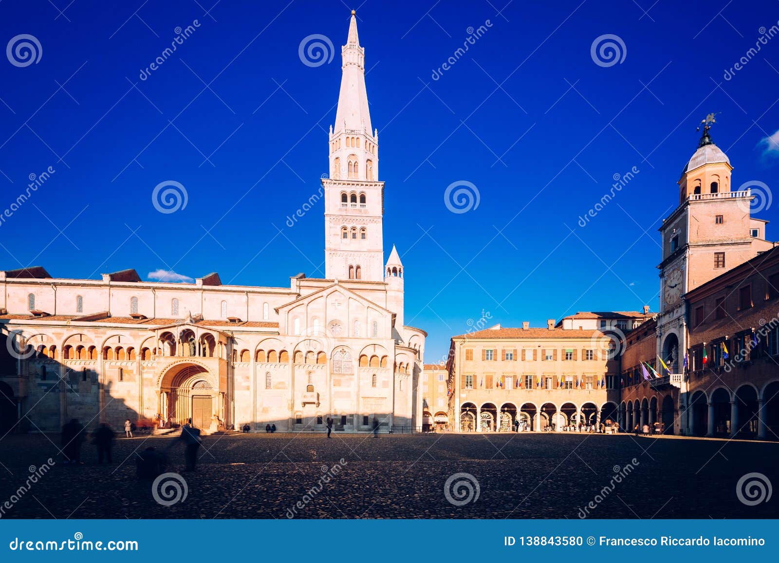Modena, Piazza Grande, Italy. Emilia Romagna. Stock Photo - Image of ...