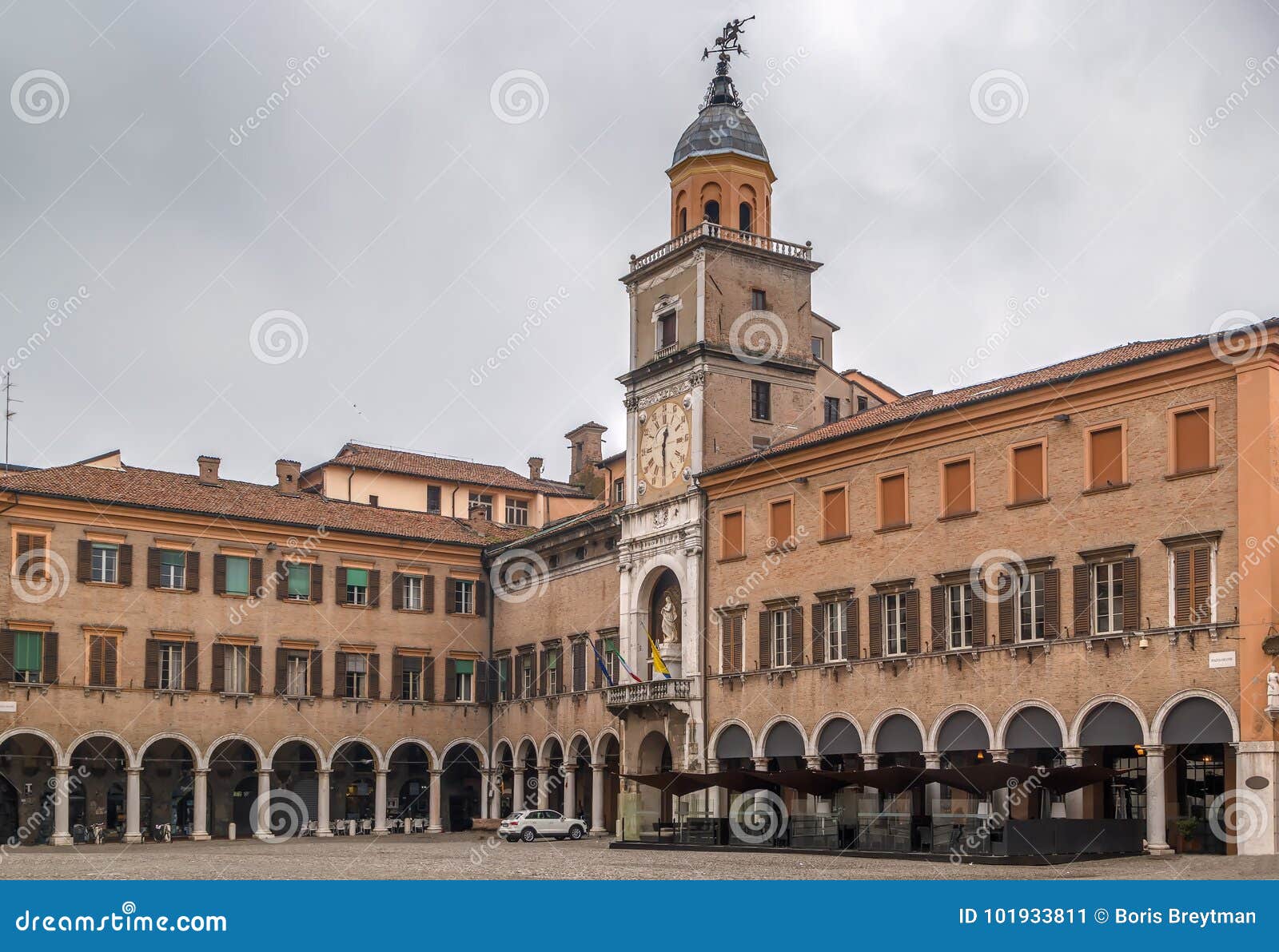 Modena town Hall, Italy stock image. Image of exterior - 101933811