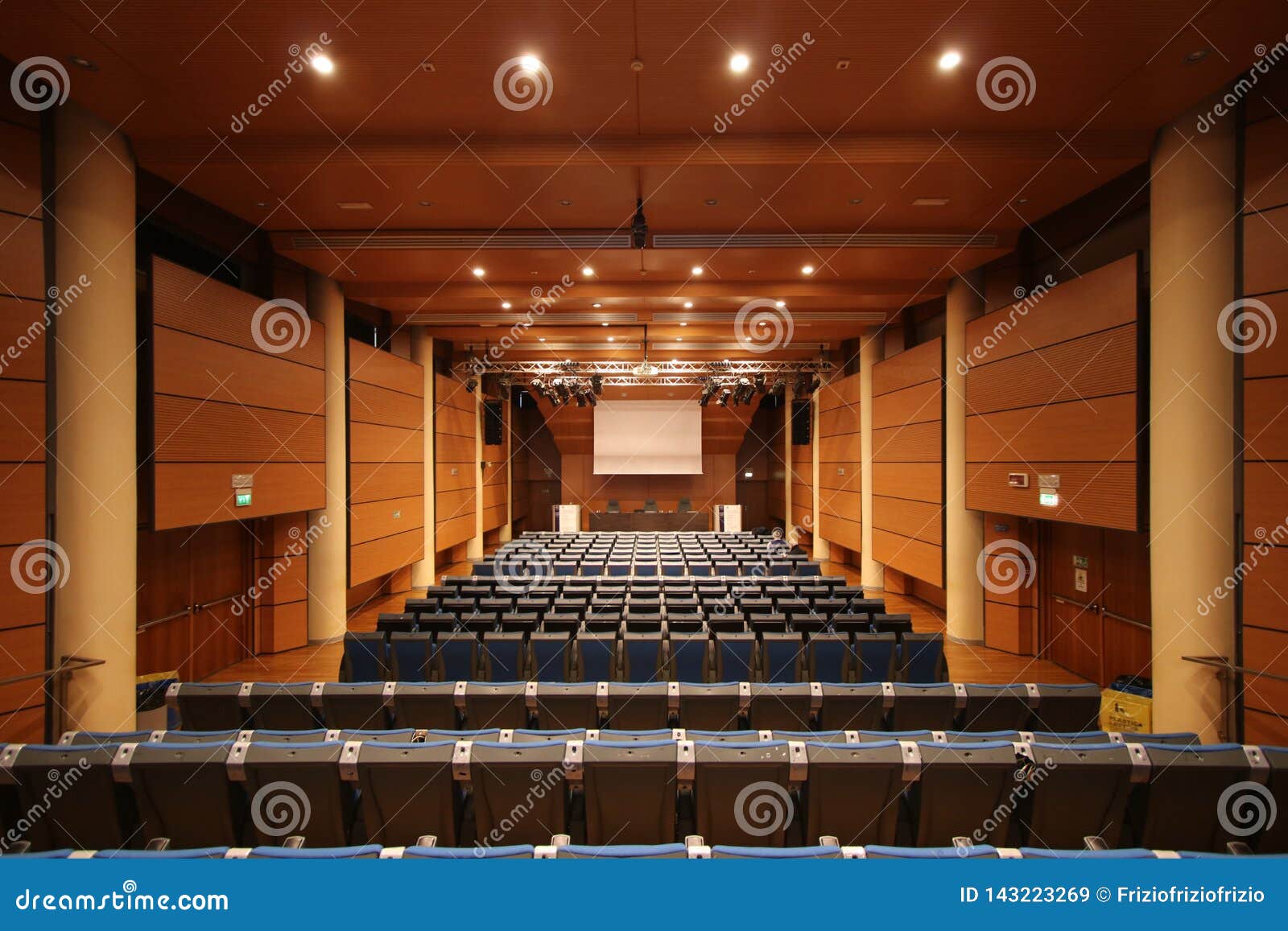 Modena, Emilia Romagna, Italy, University Conference Room Marco Biagi ...