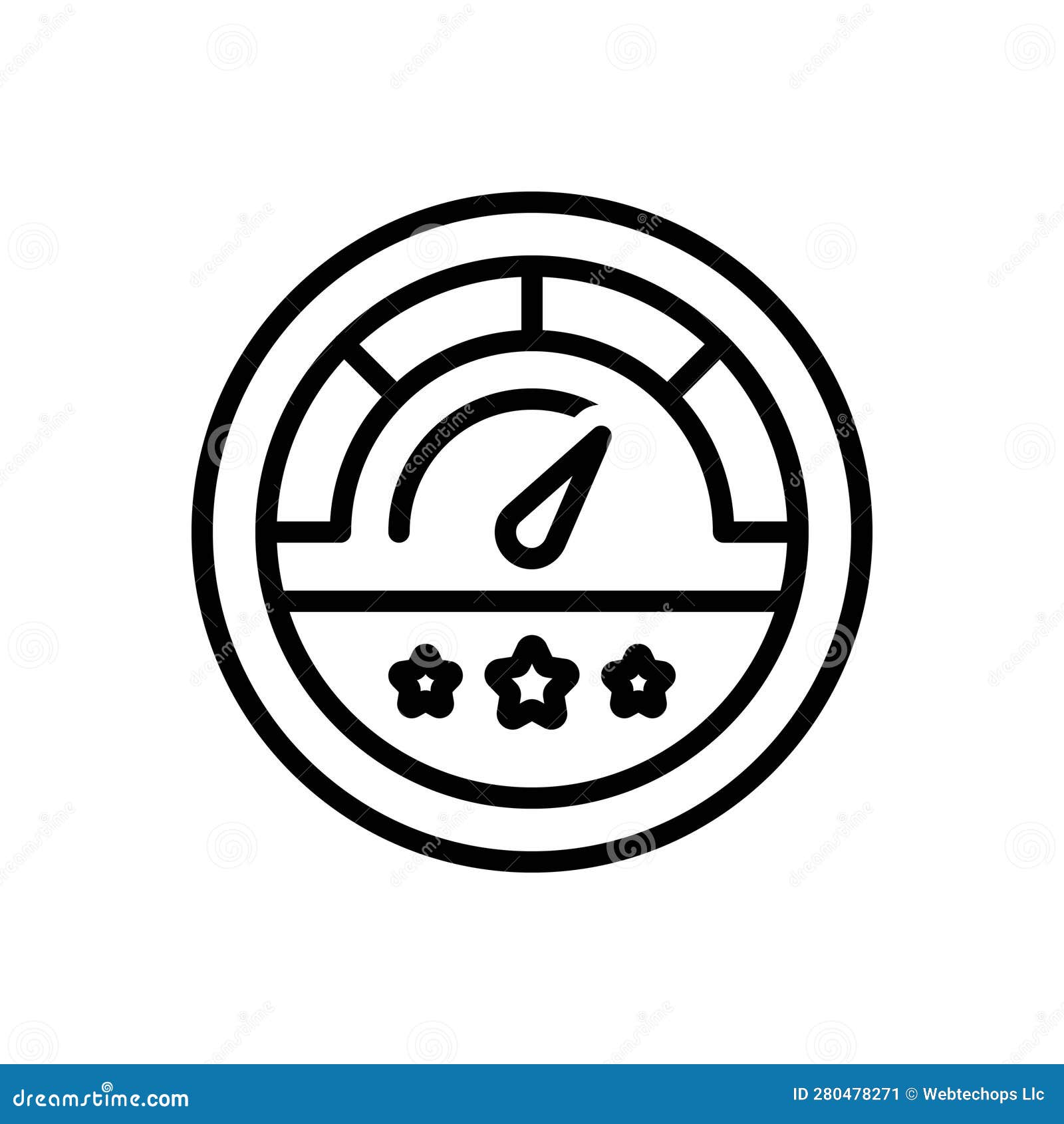 Mix Icon For Moderate, Medium And Gauges Cartoon Vector | CartoonDealer ...