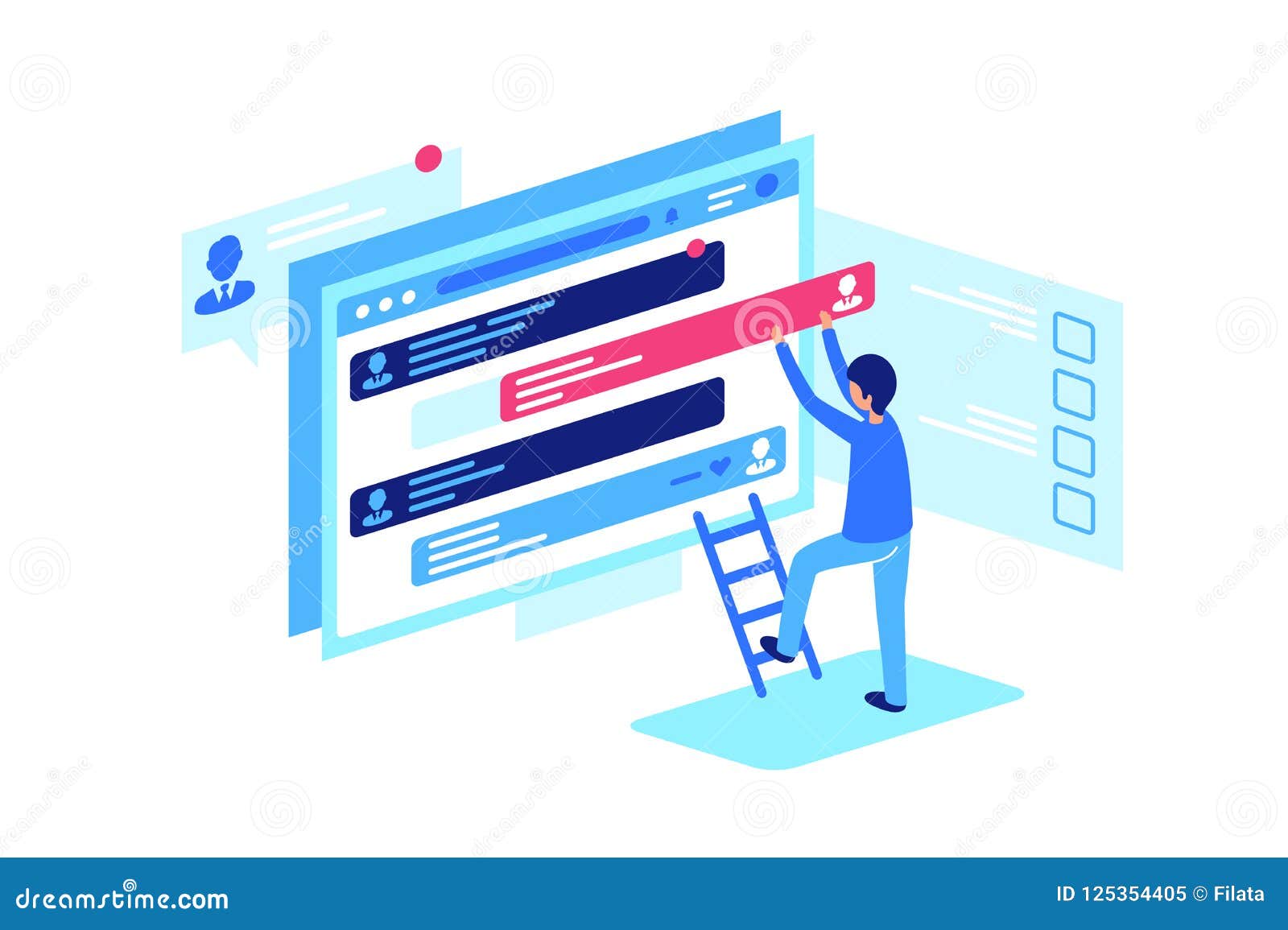 Moderator Vector Stock Illustrations – 741 Moderator Vector Stock ...