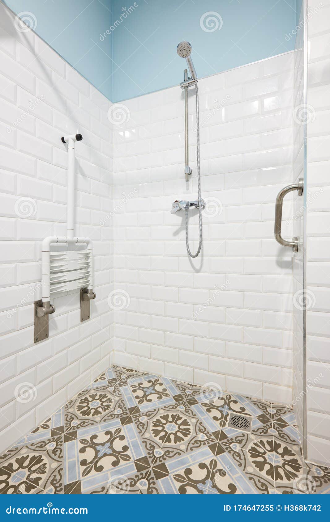 Shower Disabled Community Pool Wheelchair Access Ramp Handicap ...
