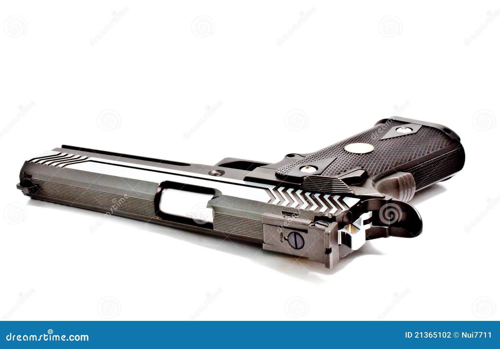 Modern .45 Semi Automatisch Pistool Stock Foto - Image of brand ...