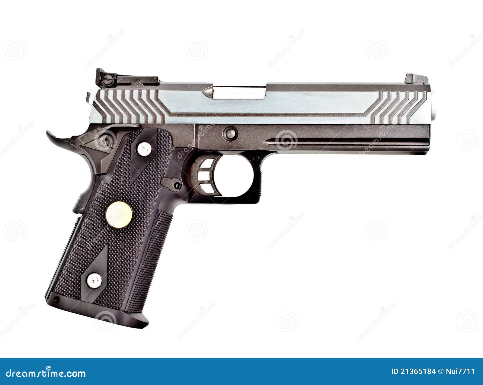 Modern .45 Semi Automatisch Pistool Stock Foto - Image of pistool ...