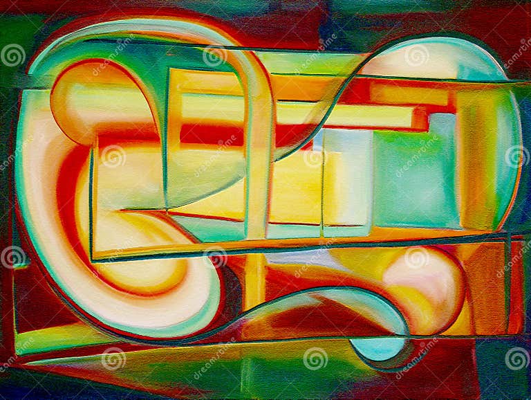 Modern Abstract stock illustration. Illustration of contemporary - 5289229