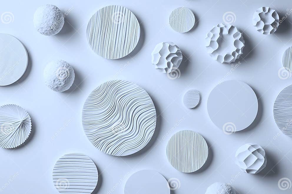 Modern Abstract Aesthetic with Grayscale Circular Patterns and Refined ...