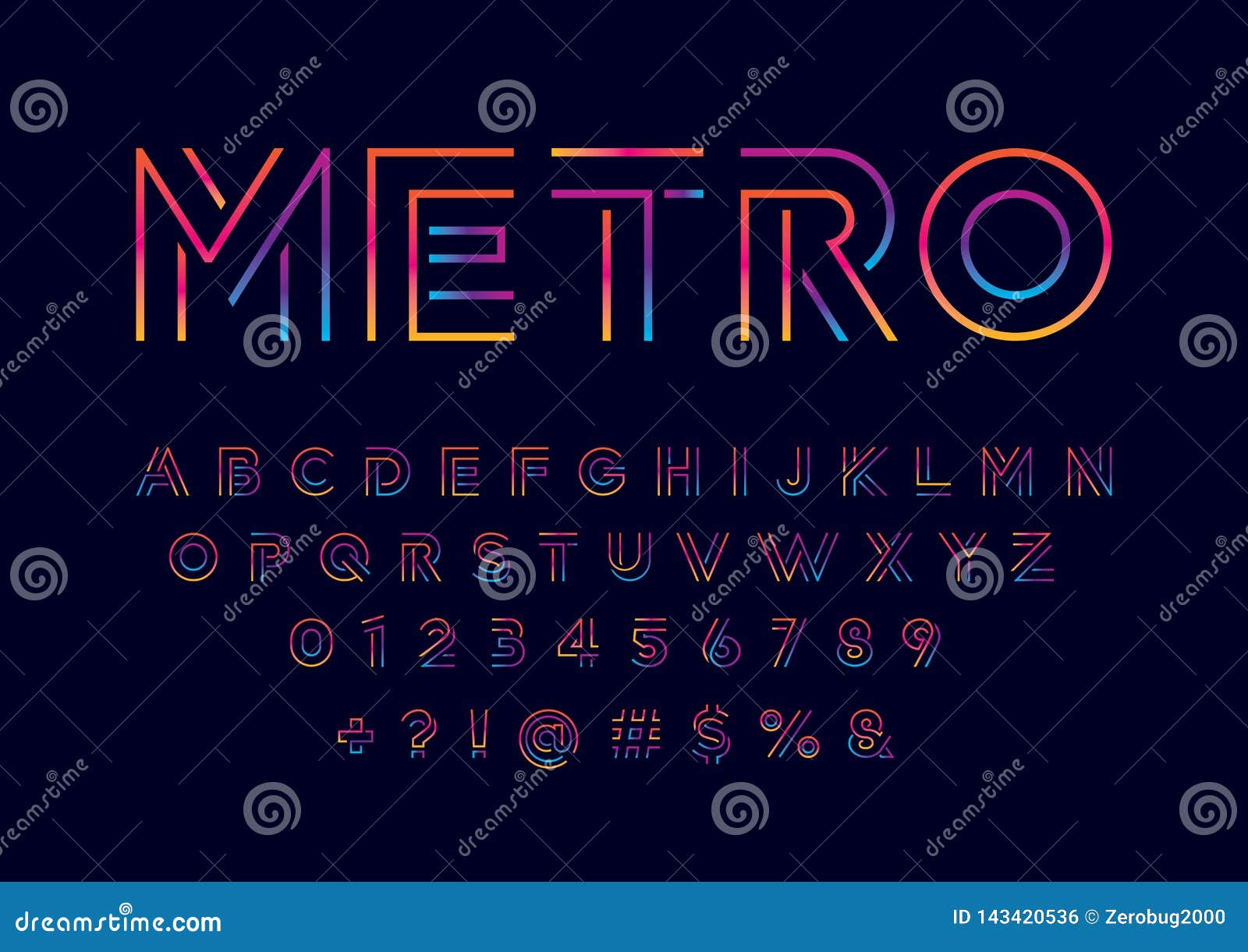Abstract font stock vector. Illustration of font, style - 143420536
