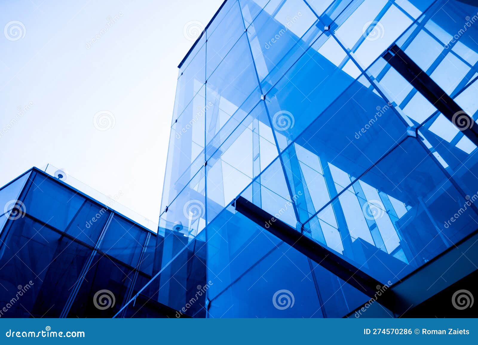 Modern Abstract Architecture And Details Background With Metal And