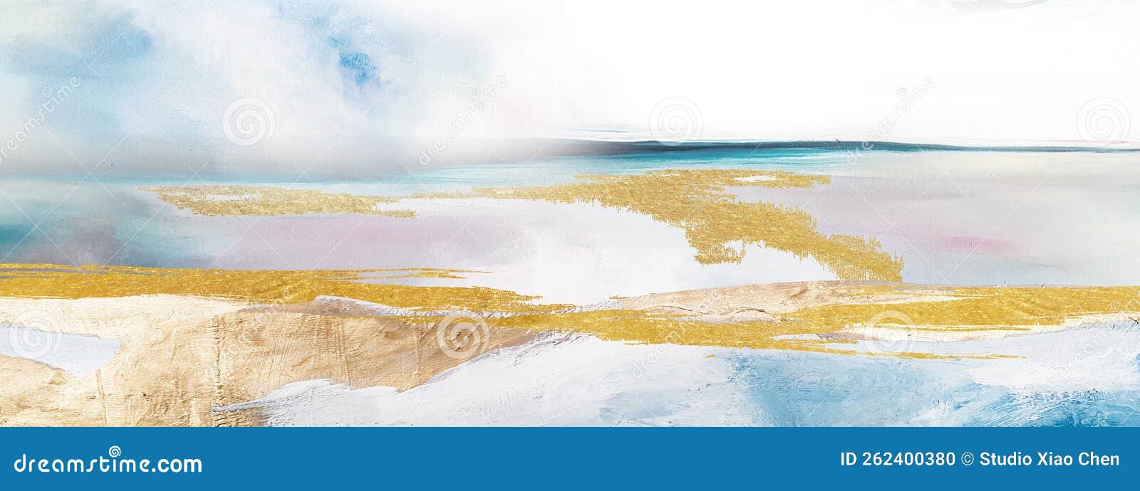 Modern Abstract Art Background. Geometry, Illustrations, Gold Element ...