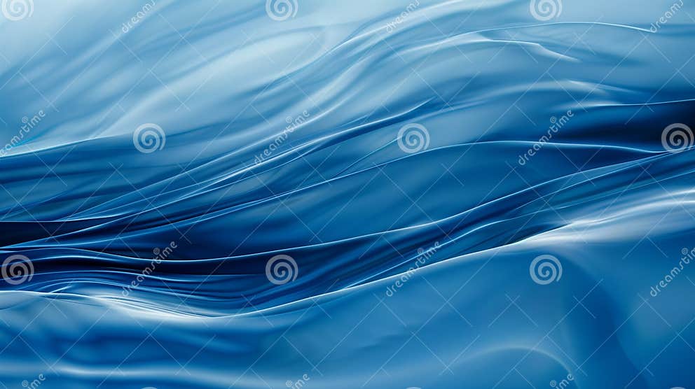 Modern Abstract Art with a Blue Water Wave Pattern, Suitable for ...