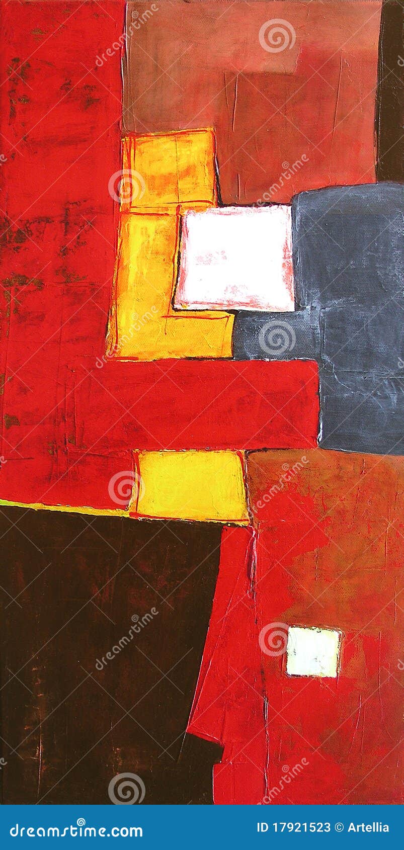 Modern Abstract Art - Painting - Background Stock Illustration ...