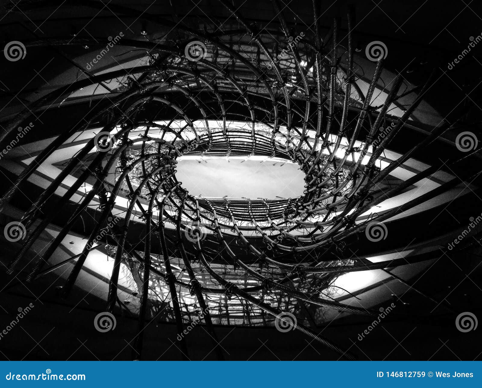 Modern Abstract Art Sculpture from Below. Editorial Stock Image - Image ...
