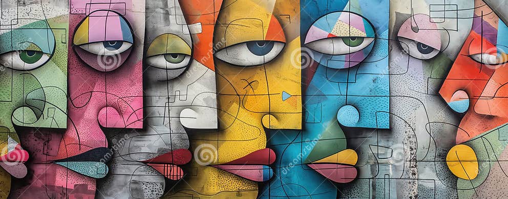 Modern Abstract Art stock image. Image of geometric - 327808545