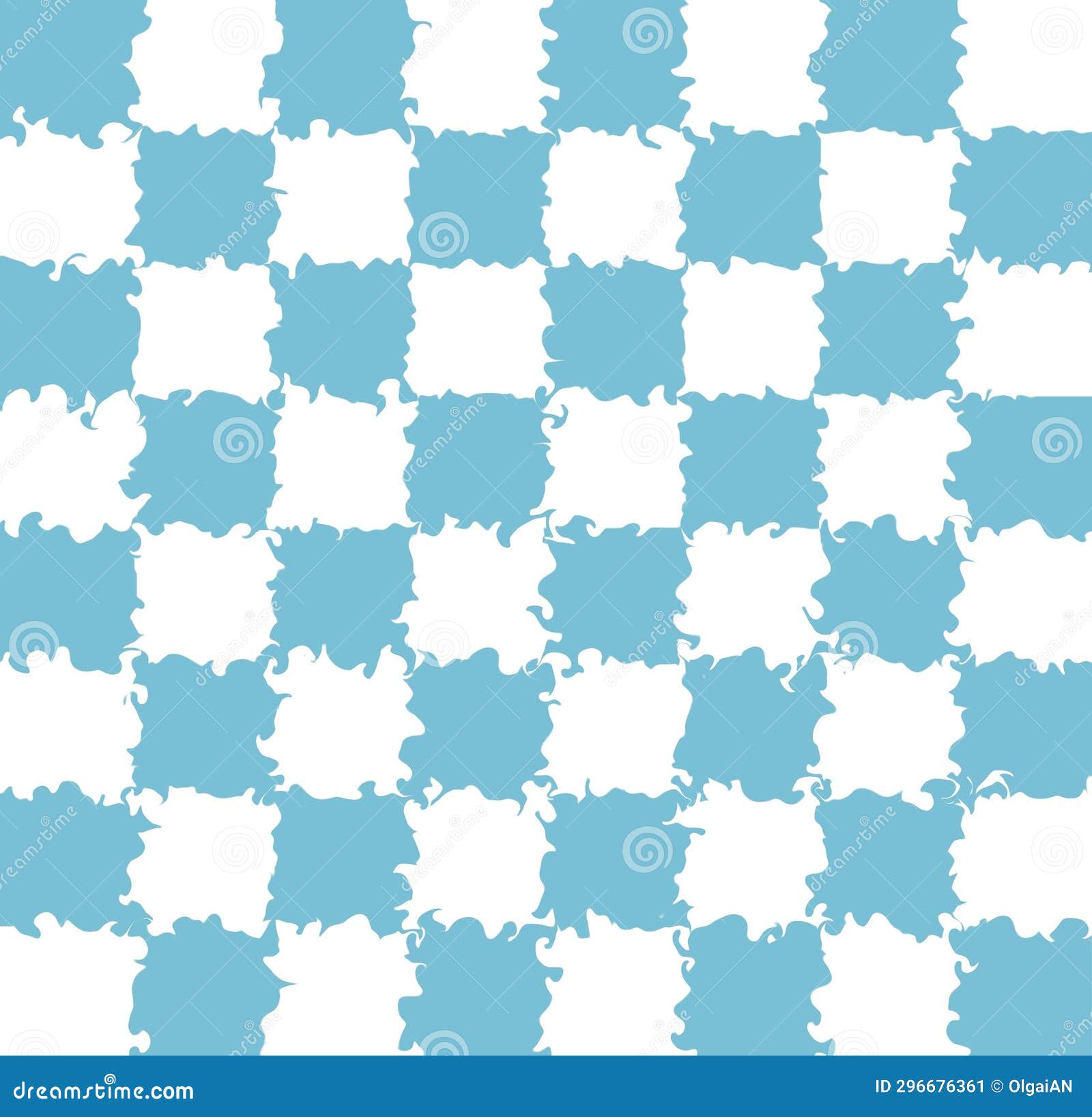 Modern Abstract Background. Background of Blue and White Squares. Stock ...