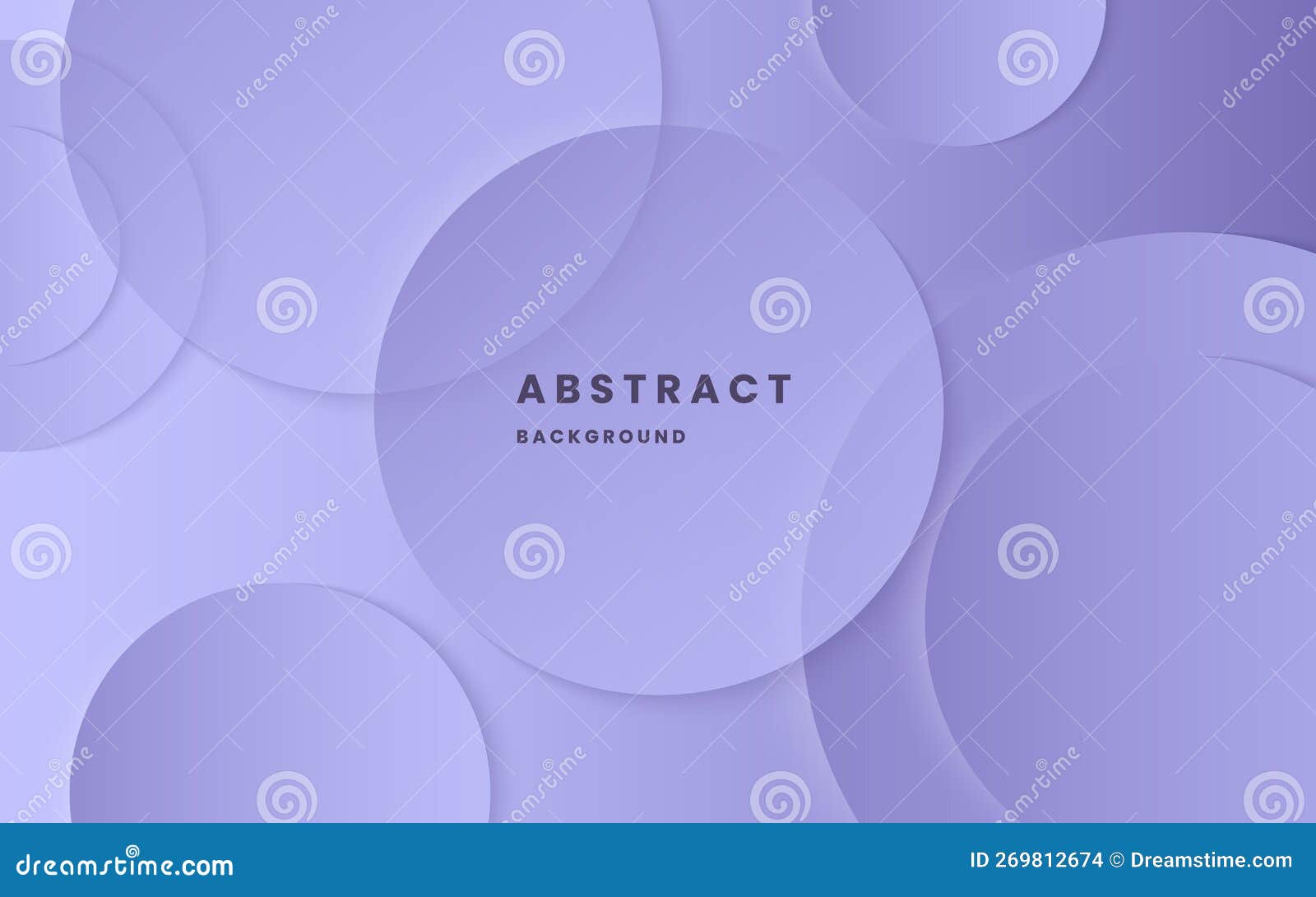 Modern Abstract Background Elegant Circle Shape Design. Light Purple ...