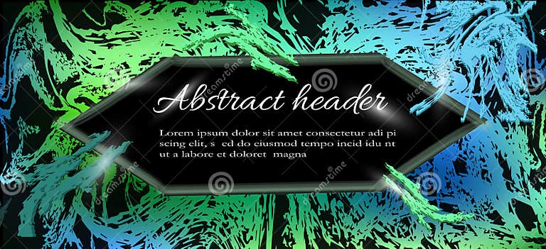 Modern, Abstract Background, Header Template for Website Header Stock ...