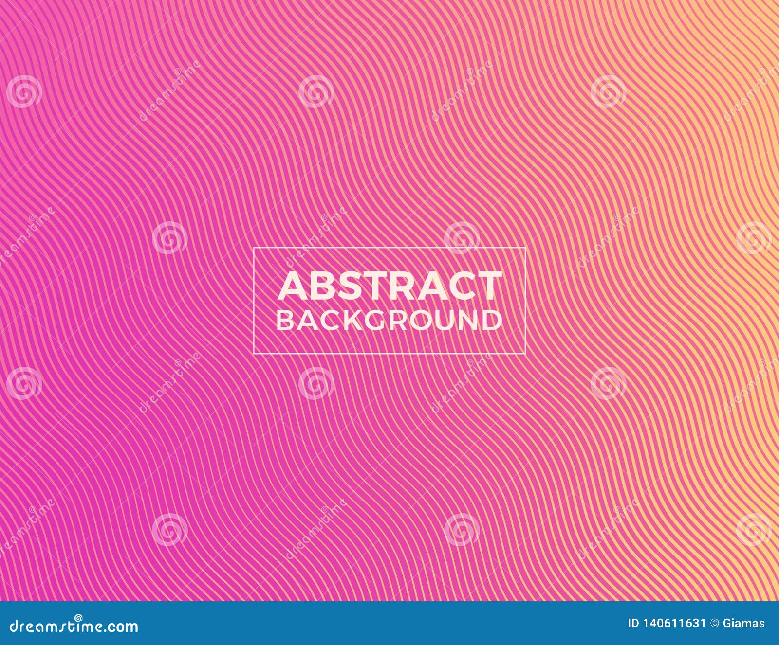 Minimal Modern Abstract Geometric Wave Lines Background - Illustration ...